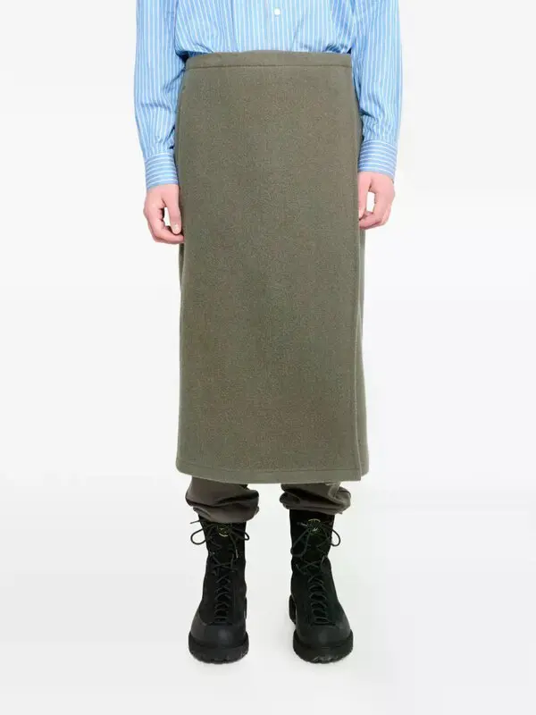 RIER Wrap-style Skirt - Green