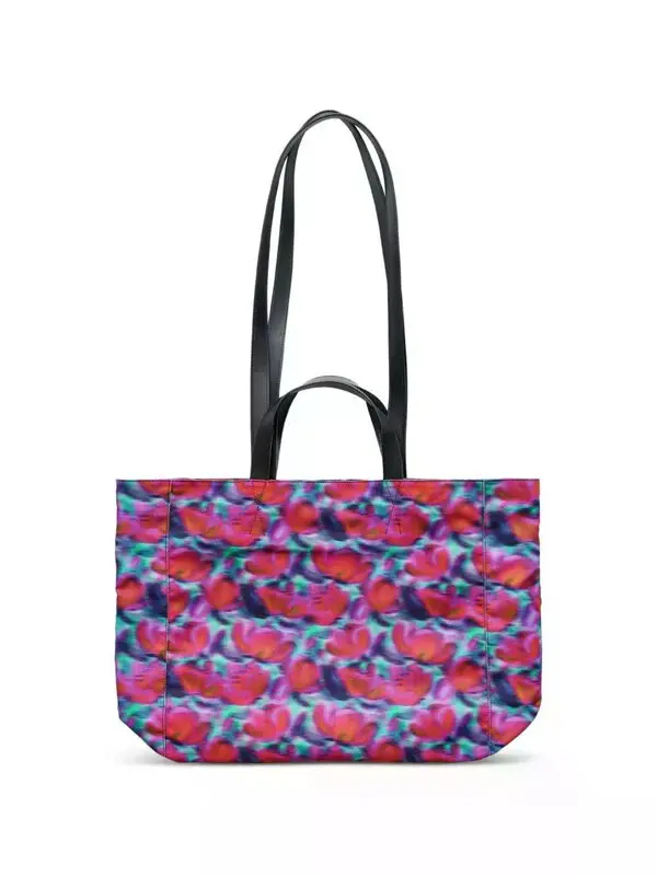 TrÈs Bien Large Printed Shopper Tote Bag - Pink