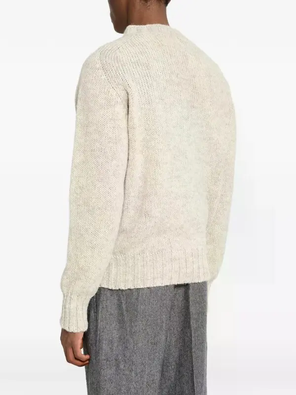 MARGARET HOWELL Seamless Crew-neck Sweater - Neutrals