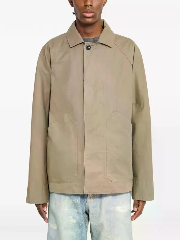 MARGARET HOWELL Raglan Cotton Jacket - Neutrals