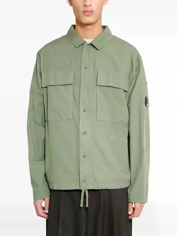C.P. COMPANY Chest-pocket Overshirt - Green