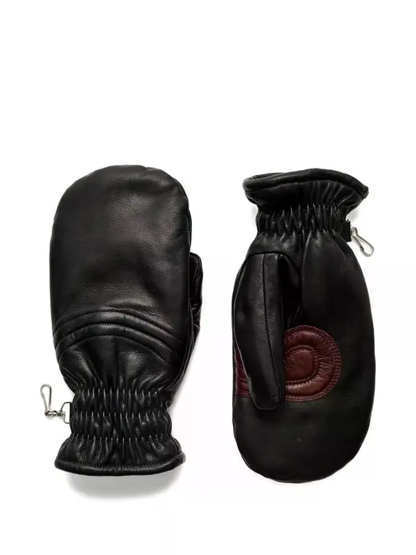 Our Legacy Spheric Leather Mittens - Black