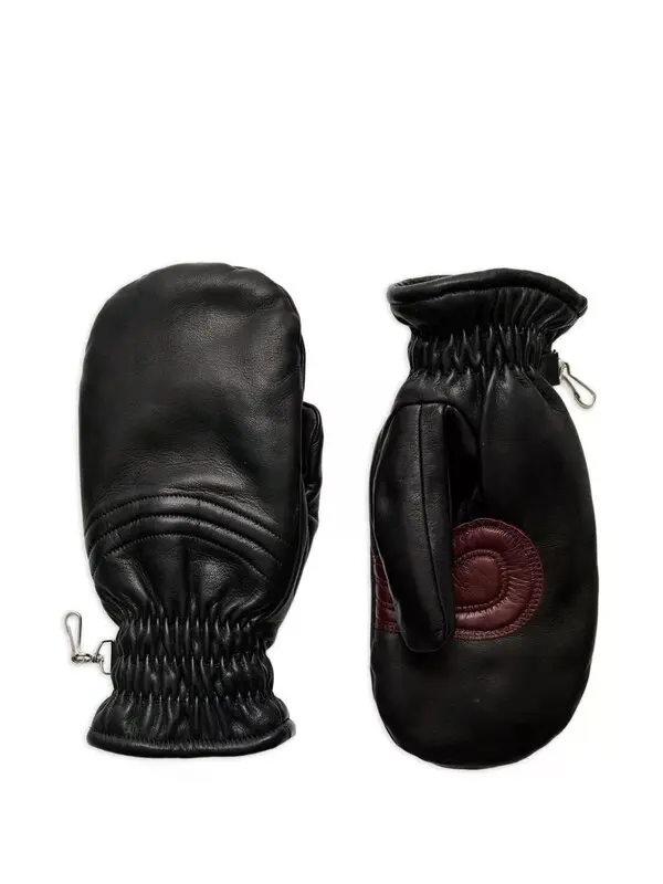 Our Legacy Spheric Leather Mittens - Black