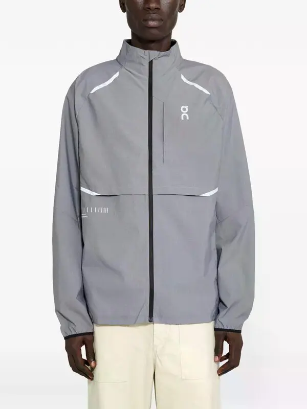 On Reflective Stripes Jacket - Grey