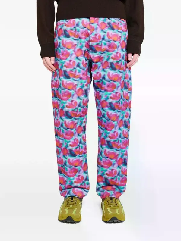 TrÈs Bien Printed Five-pocket Jeans