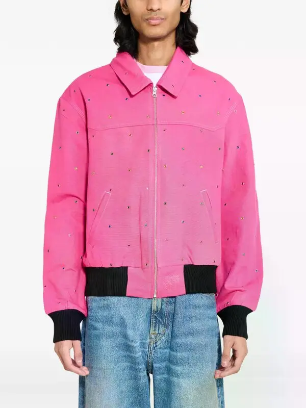 SKY HIGH FARM WORKWEAR Studded Work Jacket - Pink