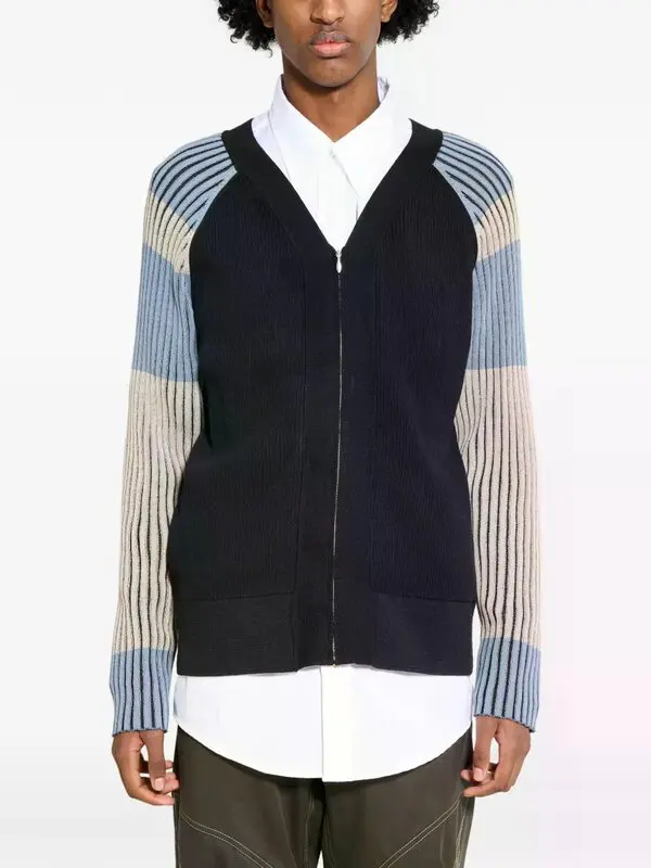 KIKO KOSTADINOV Striped Cardigan - Black
