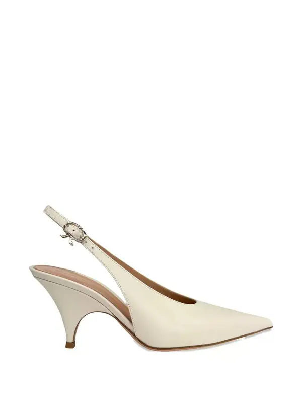 GIANVITO ROSSI Sofia Slingback Loafers - Neutrals