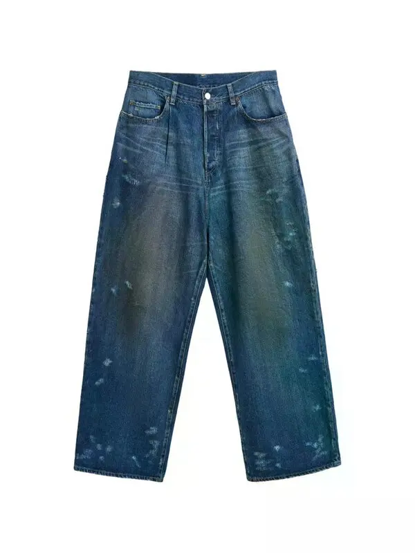 SSSTEIN Baggy Denim Jeans - Blue