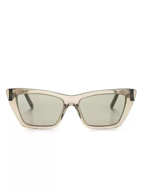 Saint Laurent Sl 276 Mica Cat-eye Sunglasses - Brown