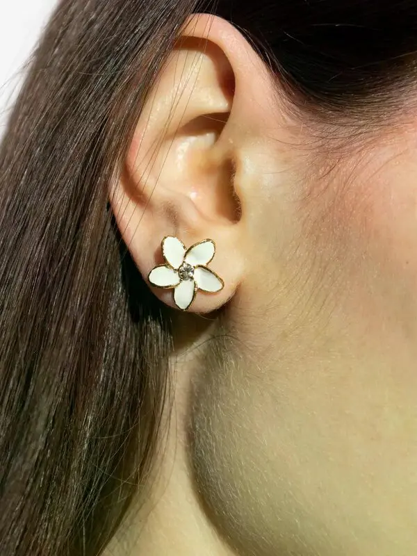 FORTE_FORTE Flower Star Heart Stud Earrings - Gold