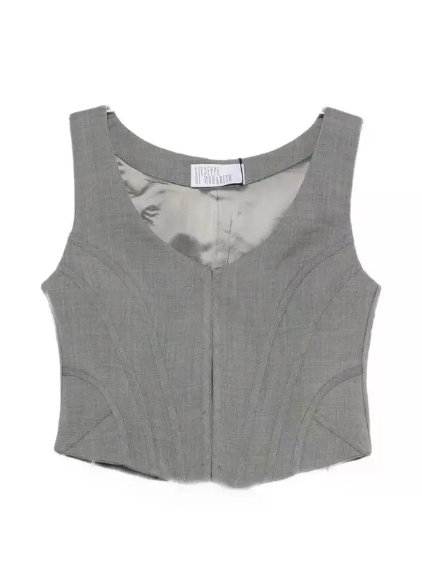 Giuseppe Di Morabito Paneled Top - Grey
