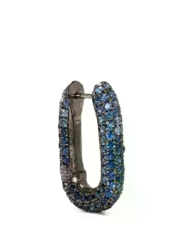 SELIM MOUZANNAR Sapphire Hoop Earring