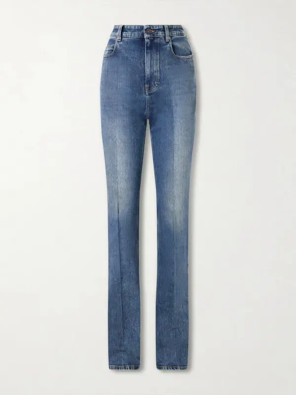 Balenciaga High-rise Skinny-leg Jeans - Blue