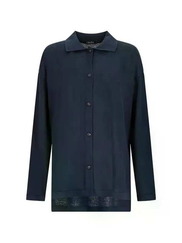 Max Mara Buttoned Cardigan - Blue