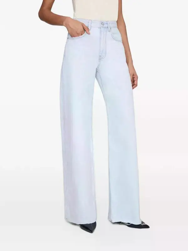 ANINE BING Lewis Frayed Jeans