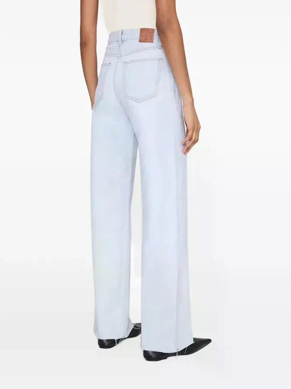 ANINE BING Lewis Frayed Jeans