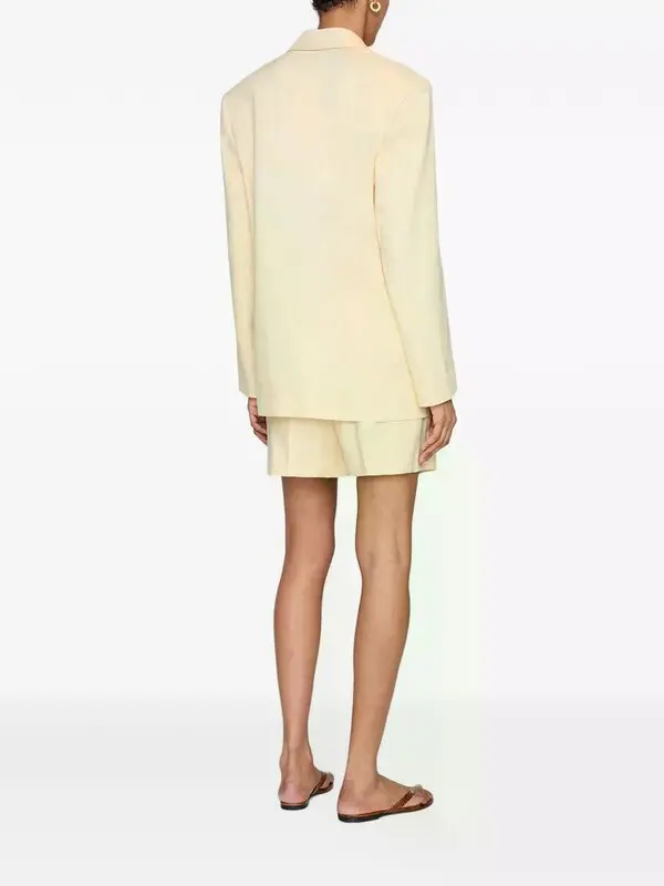 ANINE BING Quinn Single-breasted Blazer - Yellow