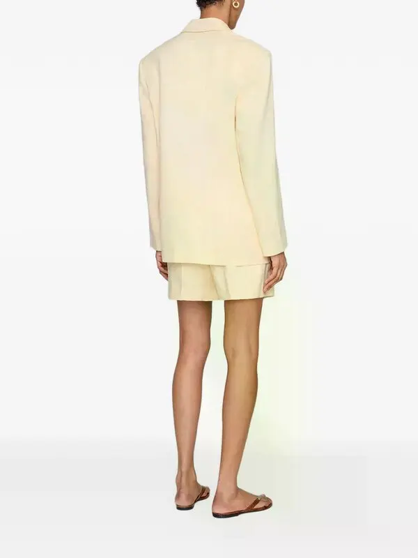 ANINE BING Quinn Single-breasted Blazer - Yellow