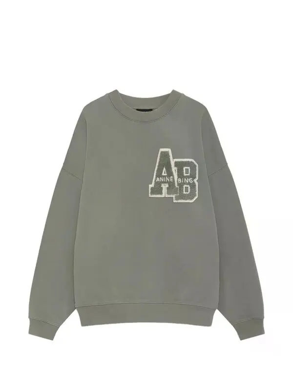 ANINE BING Cotton Sweatshirt - Green