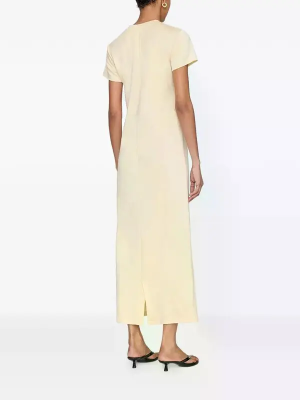 ANINE BING Wynne Short-sleeved Midi Dress - Yellow