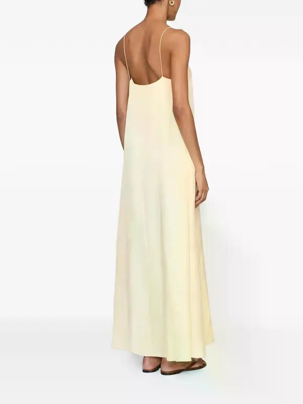 ANINE BING Mae Sleeveless Maxi Dress - Yellow