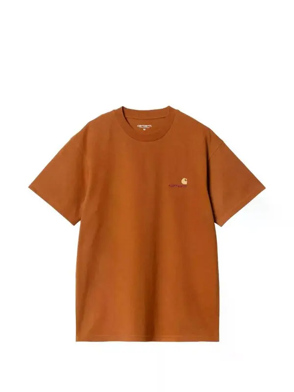 Carhartt Work In Progress American Script T-shirt - Orange