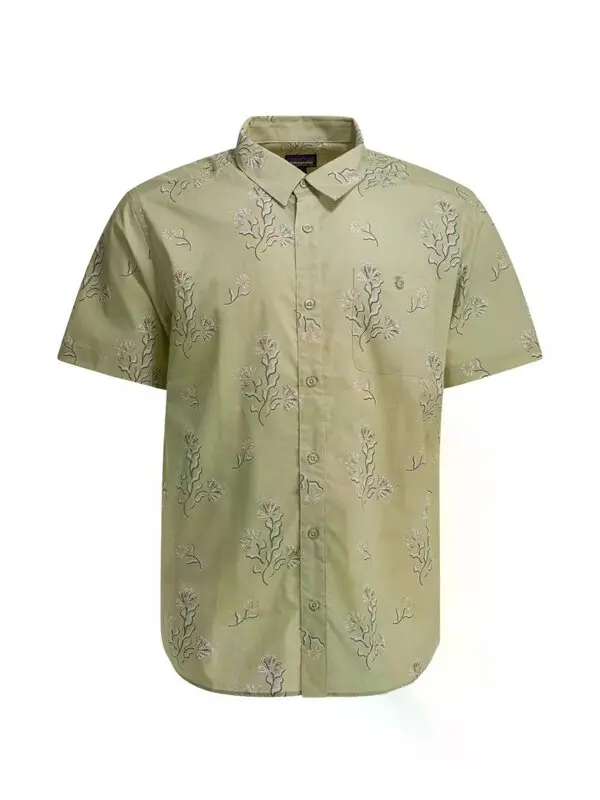 Patagonia Floral-print Short-sleeve Shirt - Green