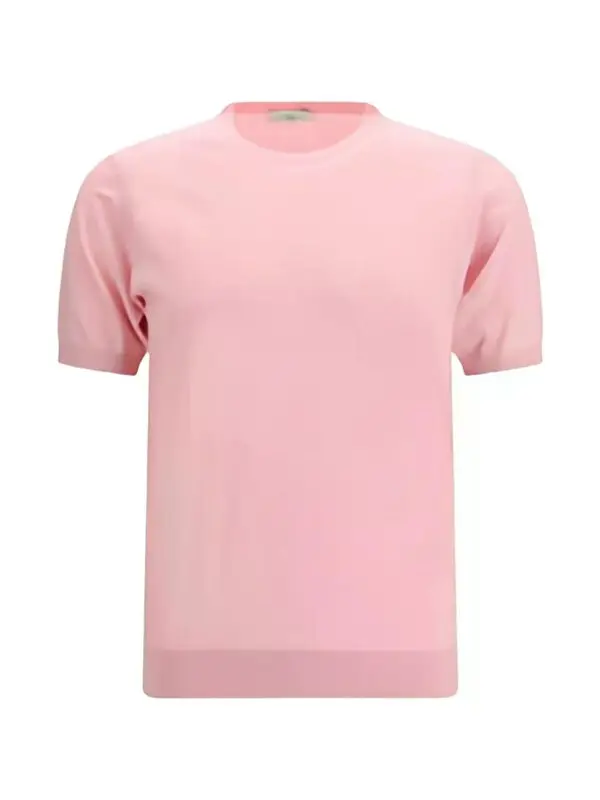 PIACENZA CASHMERE 1733 Short-sleeve Sweater - Pink