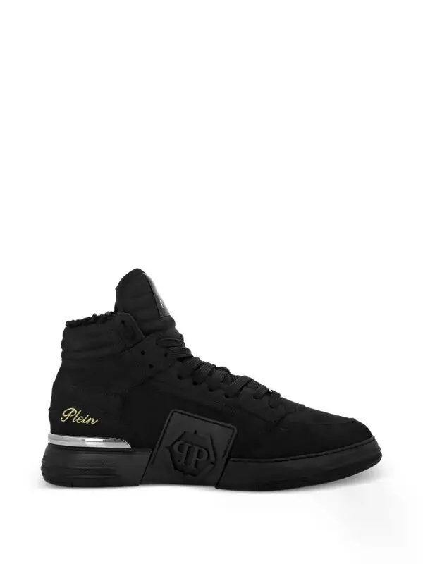 Philipp Plein Phantom Kick$ Hi-top Sneakers - Black