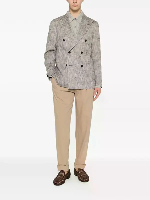 Tagliatore Vesuvio Double-breasted Blazer - Neutrals