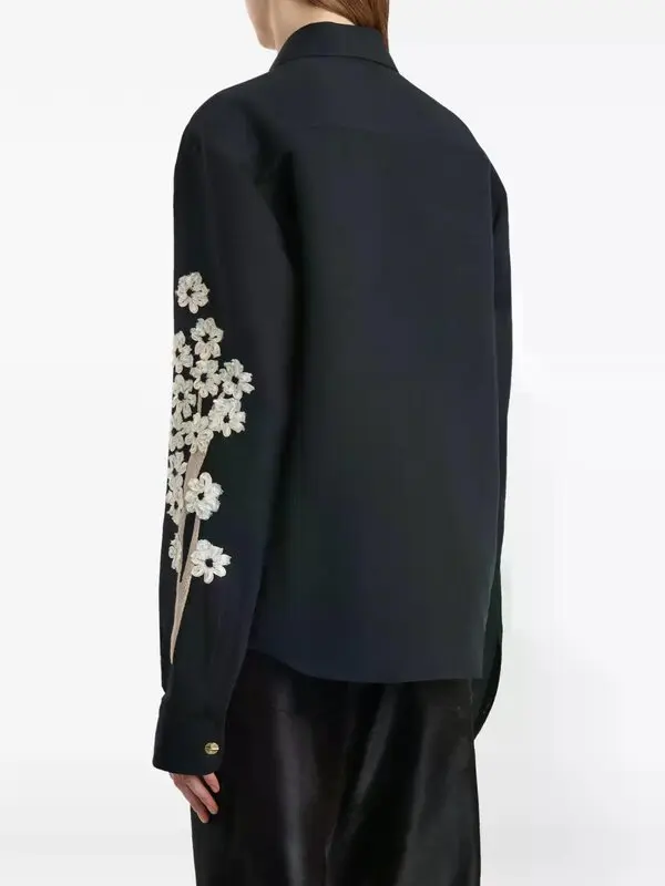 Khaite Argo Embroidered Top