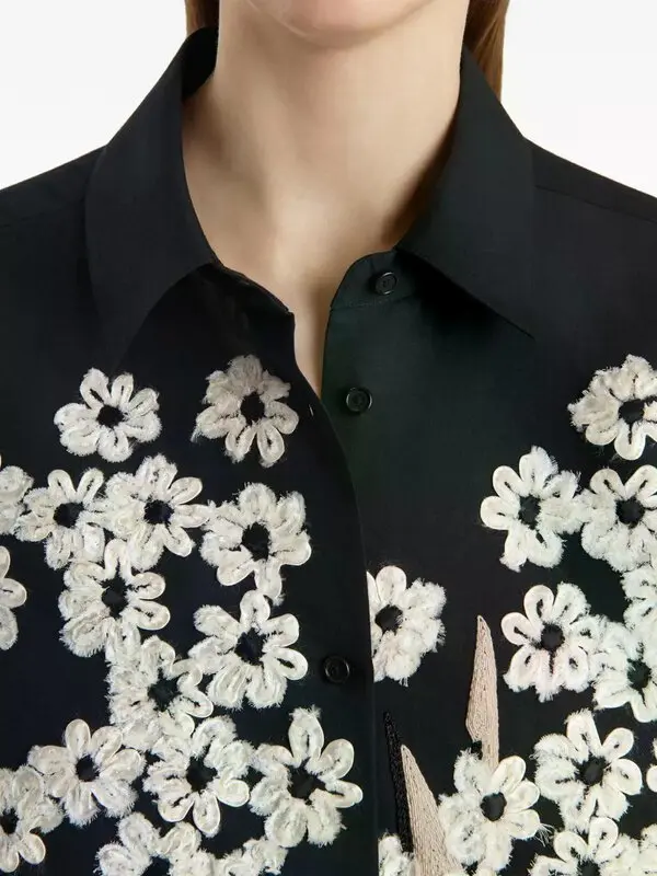 Khaite Argo Embroidered Top