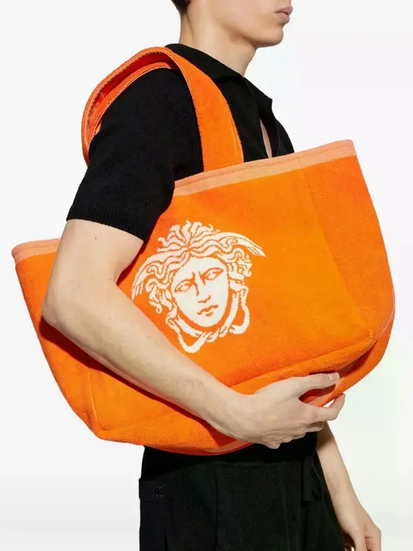 Versace Terry Jacquard Tote Bag
