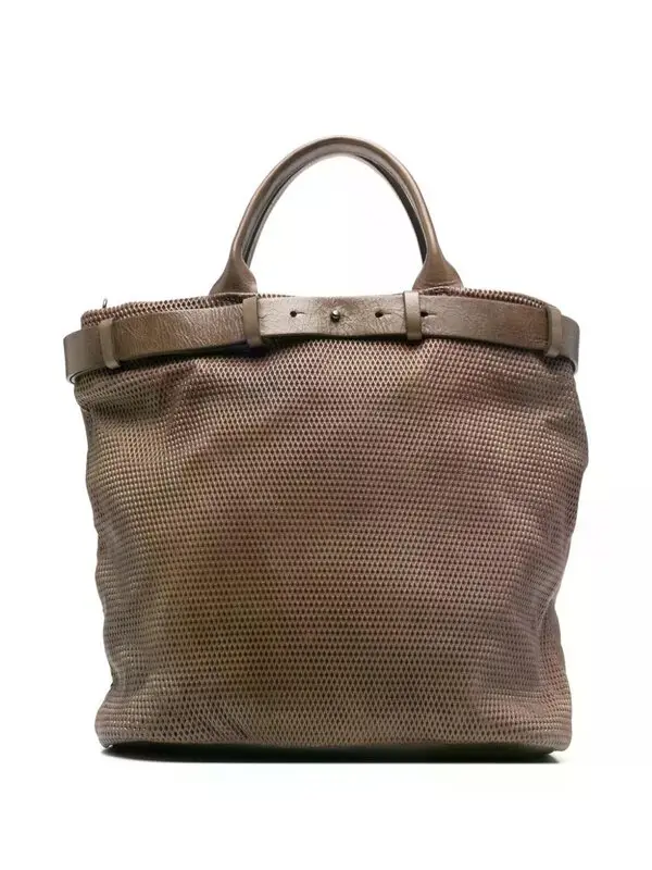REPTILE´S HOUSE Textured Leather Tote Bag
