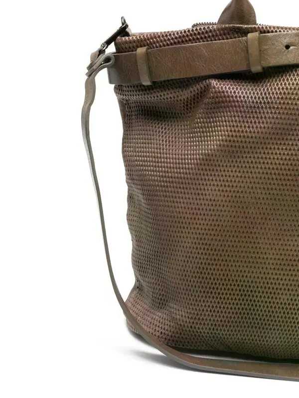 REPTILE´S HOUSE Textured Leather Tote Bag