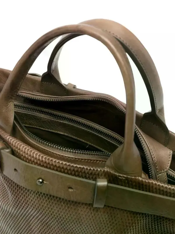 REPTILE´S HOUSE Textured Leather Tote Bag