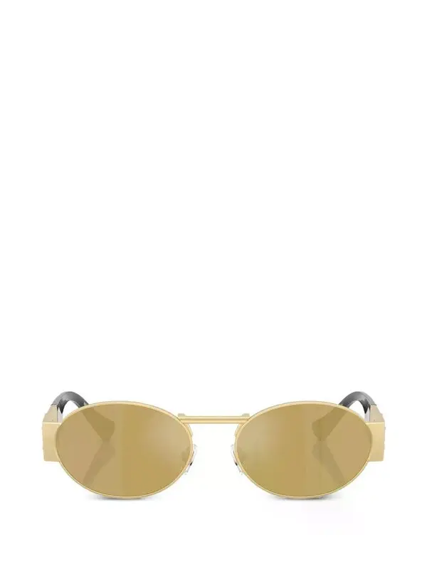 Versace Oval-frame Sunglasses - Gold
