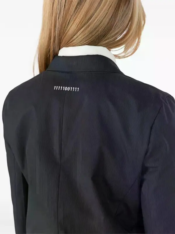 SOCIETE ANONYME Pinstripe Single-breasted Jacket