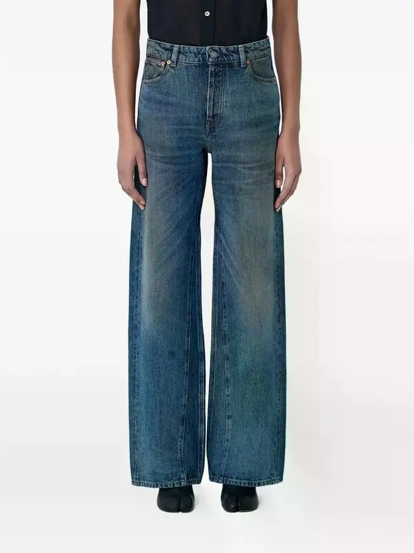 Our Legacy Five-pocket Wide-leg Jeans - Blue