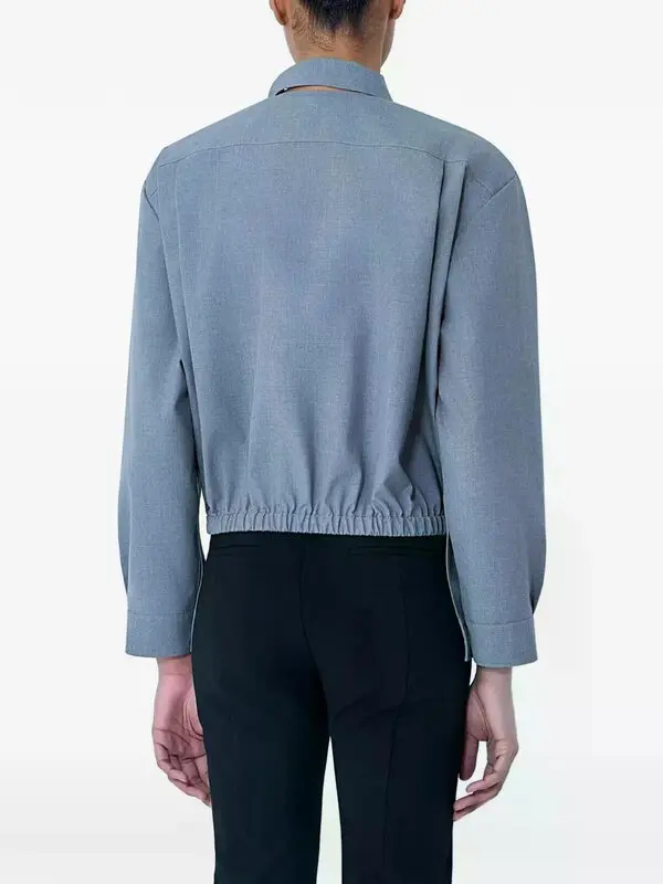 JIL SANDER Cropped Wool Jacket