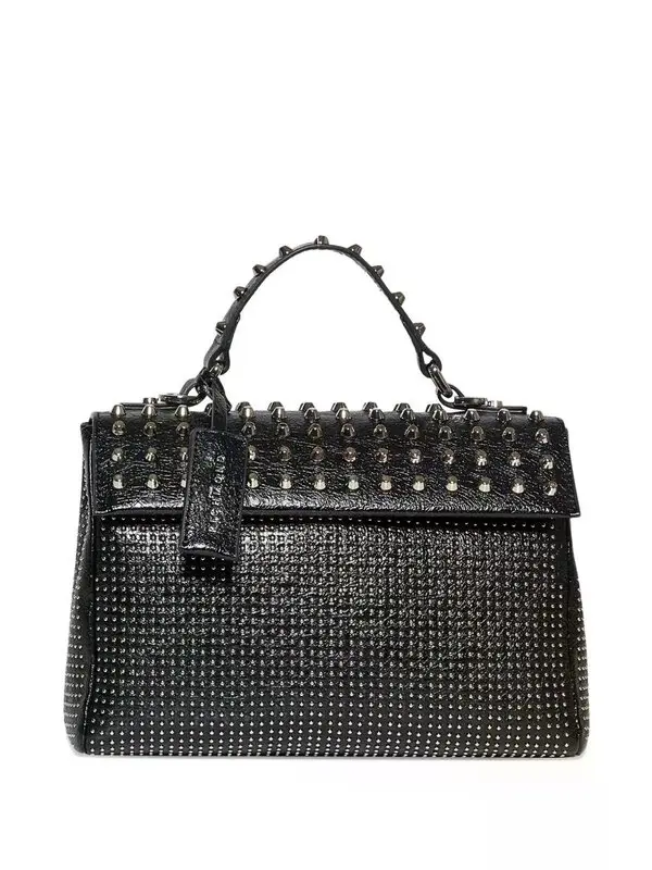 John Richmond Studded Top Handle Bag - Black