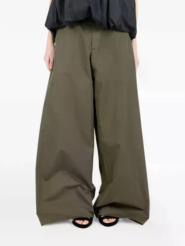 SOCIETE ANONYME Wide-leg Trousers - Green