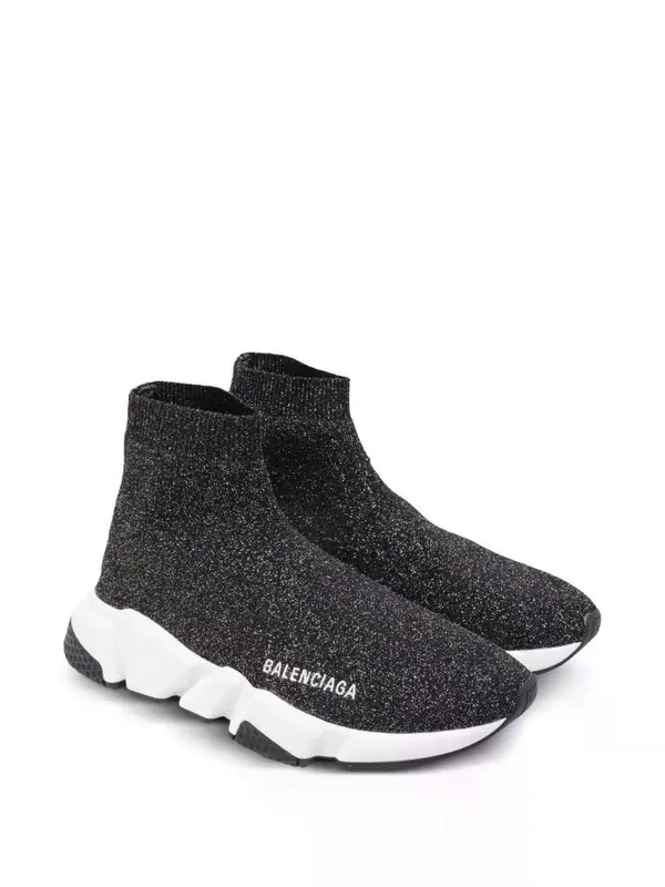 Balenciaga Speed Glittered Sneakers