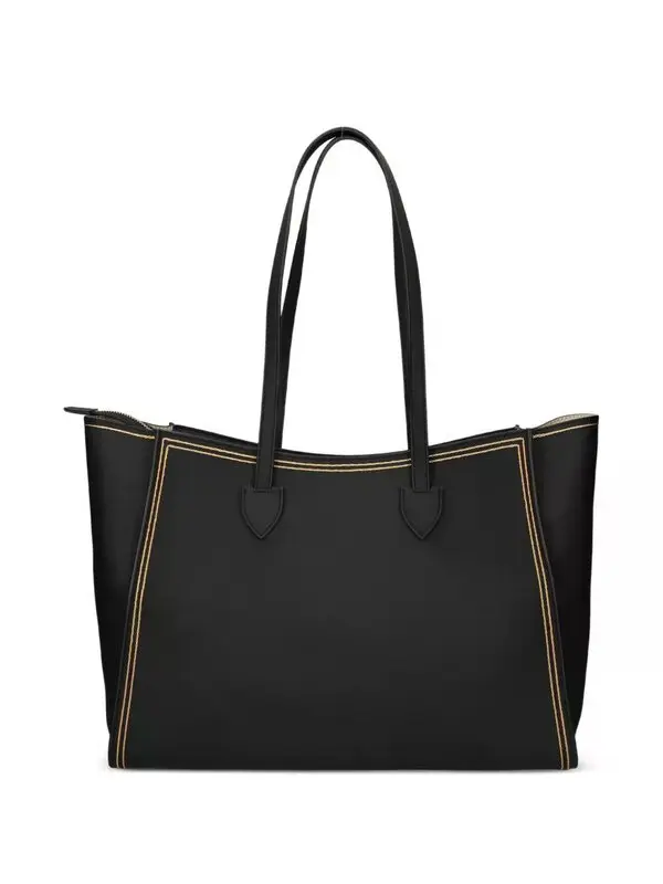 Moschino Logo-plaque Tote Bag - Black