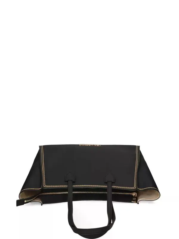 Moschino Logo-plaque Tote Bag - Black