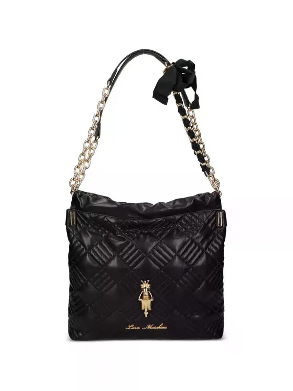 Moschino Quilted Chain-strap Tote Bag