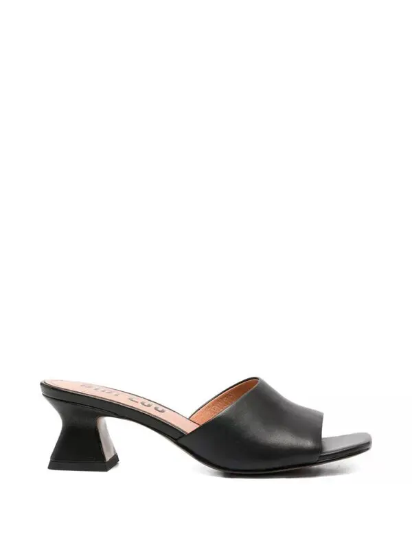 BIBI LOU Square Toe Mules - Black