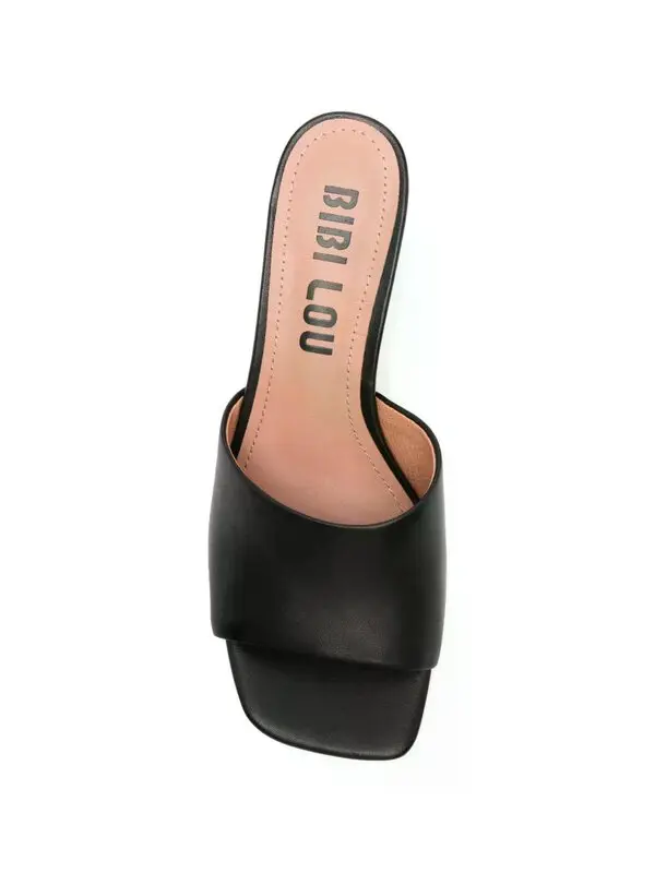 BIBI LOU Square Toe Mules - Black