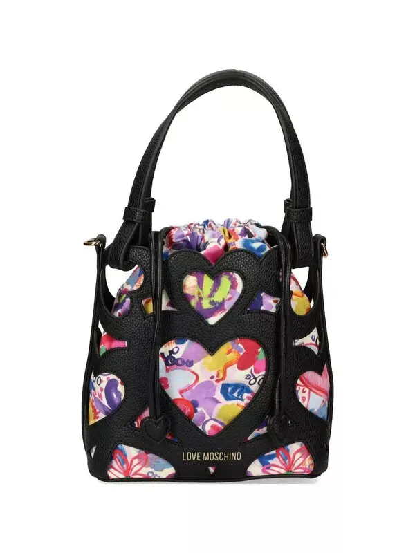 Moschino Heart-detail Tote Bag - Black